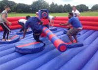 China Commercial Inflatable Wipeout Course Fun Diameter 8m 0.55mm PVC Tarpaulin for sale