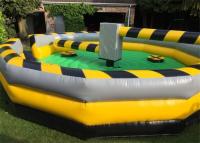 China Popular Wipeout Challenge Inflatable Last Man Standing Game  Jump Sweeper for sale