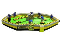 China Popular Wipeout Challenge Inflatable Last Man Standing Game  Jump Sweeper for sale
