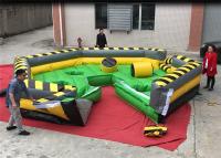 China Popular Wipeout Challenge Inflatable Last Man Standing Game  Jump Sweeper for sale