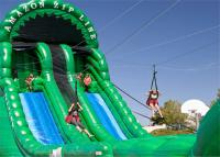 China Rush Outdoor Kids Playground Amazon Zip Line Theme Challenging For Social Activity for sale