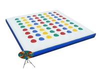 China Playground Sports Bounce House Platform Twister Game Interactive Obstacle Course for sale