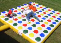 China Playground Sports Bounce House Platform Twister Game Interactive Obstacle Course for sale
