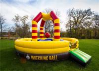 China Wrecking Ball Inflatable Sports Arena Fields Gymnastics  Water Resistant Anti Skid for sale