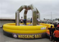 China Wrecking Ball Inflatable Sports Arena Fields Gymnastics  Water Resistant Anti Skid for sale