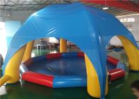 China Children Above Ground Swimming Pools Portable EN14960 With Shade Tent for sale