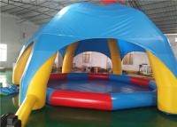 China Children Above Ground Swimming Pools Portable EN14960 With Shade Tent for sale
