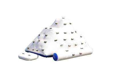 China 4*3m Iceberg Inflatable Water Toys White Color Customized Size Practical Workmanship for sale
