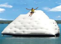China 4*3m Iceberg Inflatable Water Toys White Color Customized Size Practical Workmanship for sale