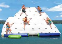 China 4*3m Iceberg Inflatable Water Toys White Color Customized Size Practical Workmanship for sale