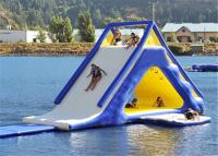 China PVC Floating Water Slide Lead Free Stron Structure Dimensional Stable Digital Printing for sale