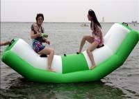 China Double Tubes Inflatable Water Toys , Water Seesaw Customized Design for sale