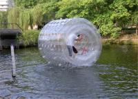 China Transparent Inflatable Water Toys Water Roller Ball Heavy Duty Reinforced for sale