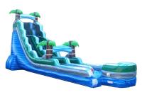 China Amusement Water Slide Bounce House , Inflatable Slip N Slide Heavy Duty 15*6*7m for sale