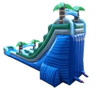 China Amusement Water Slide Bounce House , Inflatable Slip N Slide Heavy Duty 15*6*7m for sale