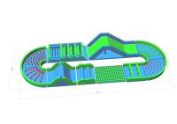 China Inflatable obsatcle course for kids 70m length colorful inflatable obstacle course commercial inflatable obstacle course for sale