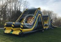 China Guangzhou manufacturer inflatable slide inflatable obstacle course for kids for sale