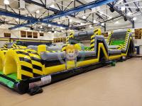 China Guangzhou manufacturer inflatable slide inflatable obstacle course for kids for sale