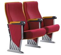 China Fabric Auditorium Lecture Hall Seating Chairs Furniture With Tablet Foldable for sale