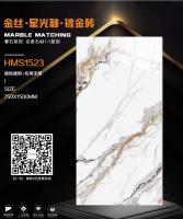 China Grey Glazed Metallic Marble Ceramic Tile Stone For Hotel Floor Decoration for sale