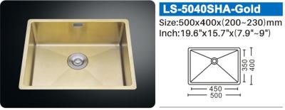 China 18gauge Handcrafted Stainless Steel Under Mount Kitchen Sink Single Basin Bowl for sale