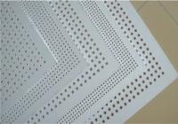 China Perforated suspended Plaster Gypsum Ceiling Board Calcium Silicate Composite Sound Absorbing for sale