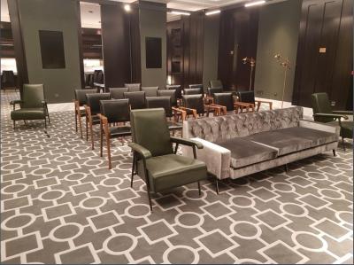 China Commercial Polyester Tufted Four Seasons Carpet For Hotels Lobby Lounge Decoration for sale