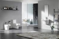 China Floormounted Bathroom Sanitary Ware European Water Closet White Glazed Ceramic for sale