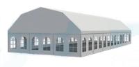 China Large Heat Arched Polygon Tent Heavy Duty For Warehouse Storage ODM for sale