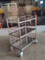China Steel-Made Anti-Corrosion Hospital Treatment Room Furniture Includes Treatment Cabinets and Tables for sale