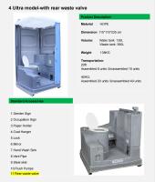 China Wholesale Outdoor HDPE Prefab Plastic Portable Toilet Cabin Modern Chemical Toilet UV-proof Public Toilet Cabin Modern Mobile WC Mobile Toilet for Outdoor Events for sale