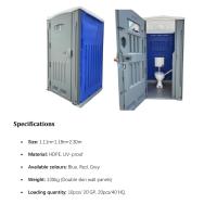 China Wholesale Outdoor HDPE Prefab Plastic Portable Toilet Cabin Modern Chemical Toilet UV-proof Public Toilet Cabin Modern Mobile WC Mobile Toilet for Outdoor Events for sale