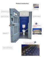China Wholesale Outdoor HDPE Prefab Plastic Portable Toilet Cabin Modern Chemical Toilet UV-proof Public Toilet Cabin Modern Mobile WC Mobile Toilet for Outdoor Events for sale