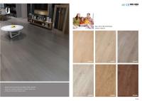 China Waterproof Laminated Hdf Engineered Wood Flooring Grey 8mm for sale