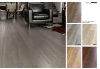 China Waterproof Laminated Hdf Engineered Wood Flooring Grey 8mm for sale