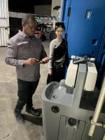 China HDPE Material Portable Toilet with 130L Water Tank and Easy Installation for Construction Sites for sale