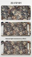 China China Factory Ultra-thin Translucent Artificial Marble Panel Translucent Marble Stone Luminous Light Box Background Wall Decoration Luxury Custom 1-2MM Light Moisture-proof for sale