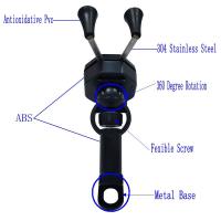 China Anti Oxidative PVC X Claw Motorcycle Phone Mount 360D Rotatable for sale