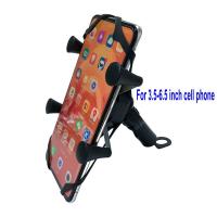 China Anti Oxidative PVC X Claw Motorcycle Phone Mount 360D Rotatable for sale