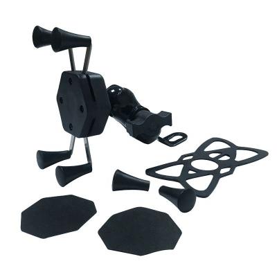 China 360 Degree Motorcycle Gps Mounting Brackets , OEM Iphone X Motorcycle Mount for sale