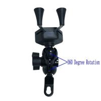 China 360 Degree Motorcycle Gps Mounting Brackets , OEM Iphone X Motorcycle Mount for sale