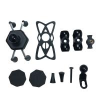 China 360 Degree Motorcycle Gps Mounting Brackets , OEM Iphone X Motorcycle Mount for sale
