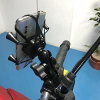 China 360 Degree Motorcycle Gps Mounting Brackets , OEM Iphone X Motorcycle Mount for sale