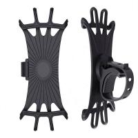 China Silicone Handlebar Motorcycle Mobile Stand , 4-6 Inch Iphone 12 Motorcycle Mount for sale