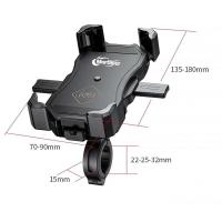 China IP66 15W Usb Motorcycle Wireless Charger Mount Handbar for sale