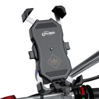China IP66 15W Usb Motorcycle Wireless Charger Mount Handbar for sale