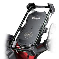 China IP66 15W Usb Motorcycle Wireless Charger Mount Handbar for sale