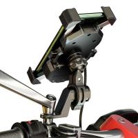 China IP66 15W Usb Motorcycle Wireless Charger Mount Handbar for sale