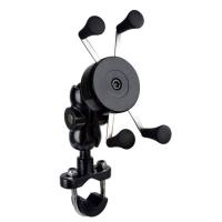 China Aluminium X Claw Motorcycle Phone Mount For 3.5-6'' Cell Phone for sale