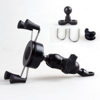 China Aluminium X Claw Motorcycle Phone Mount For 3.5-6'' Cell Phone for sale